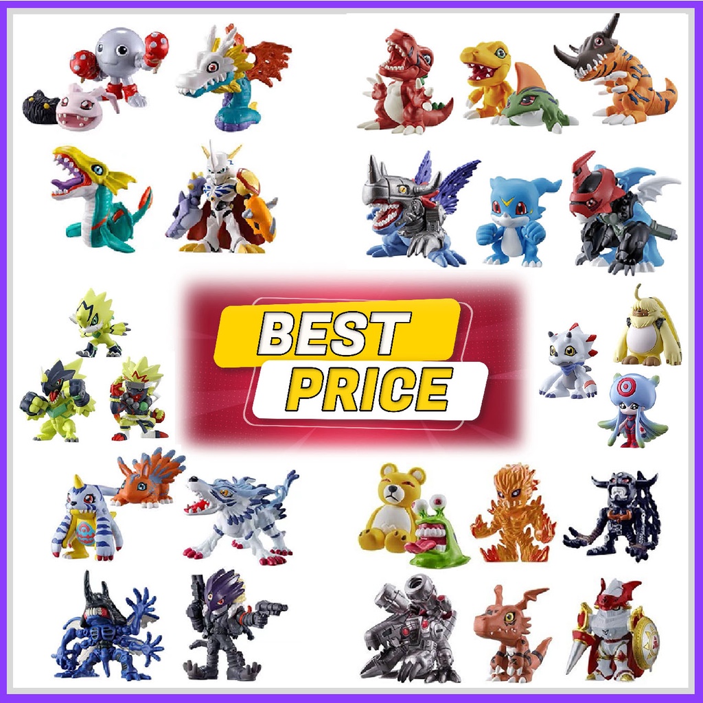 [Ready Stock] Premium Bandai Digimon Mini Figure Cage Series ...