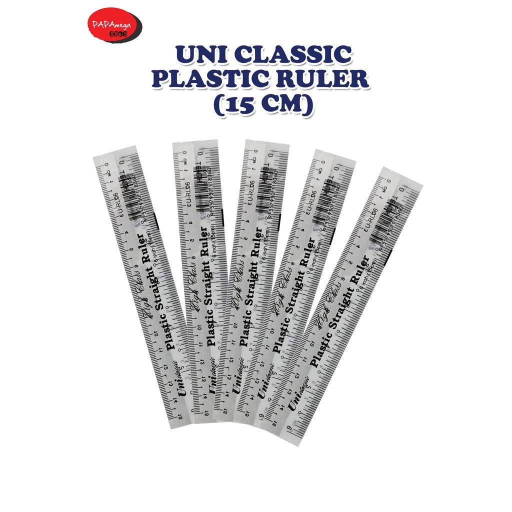 PLASTIC STRAIGHT RULER 15cm | Shopee Malaysia
