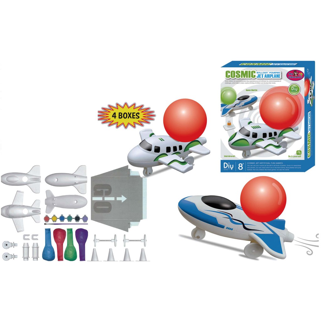 Kit Eksperimen Sains - Daya (Balloon Powered Cosmic Jet Aircraft ...