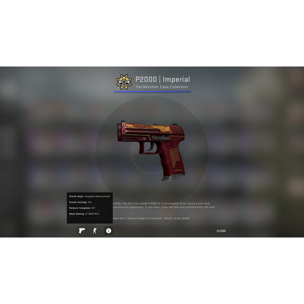 CSGO SKIN: P2000 | IMPERIAL (Minimal Wear) | Shopee Malaysia