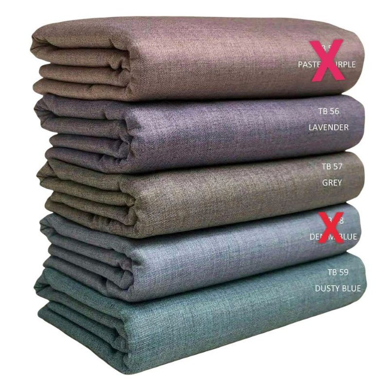 COTTON TOYOBO OSAKA LINEN DWITONE 0.5 METER | Shopee Malaysia