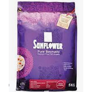 SUNFLOWER Basmathi Rice / Beras Basmathi Premium PUSA 1121 (Cream) 5kg ...