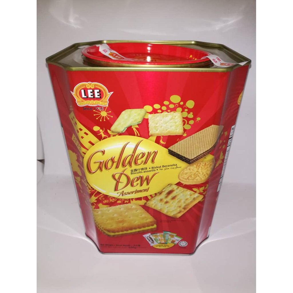 Lee Biscuit Golden Dew Assorted 520g | Shopee Malaysia