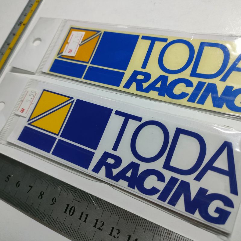Sticker cutting | Toda Racing ( Reflective + Biasa ) | Shopee Malaysia