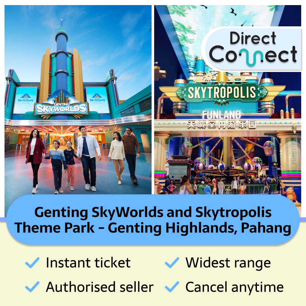 [PROMO TIKET READY] Genting SkyWorld Skytropolis Theme Park Genting ...
