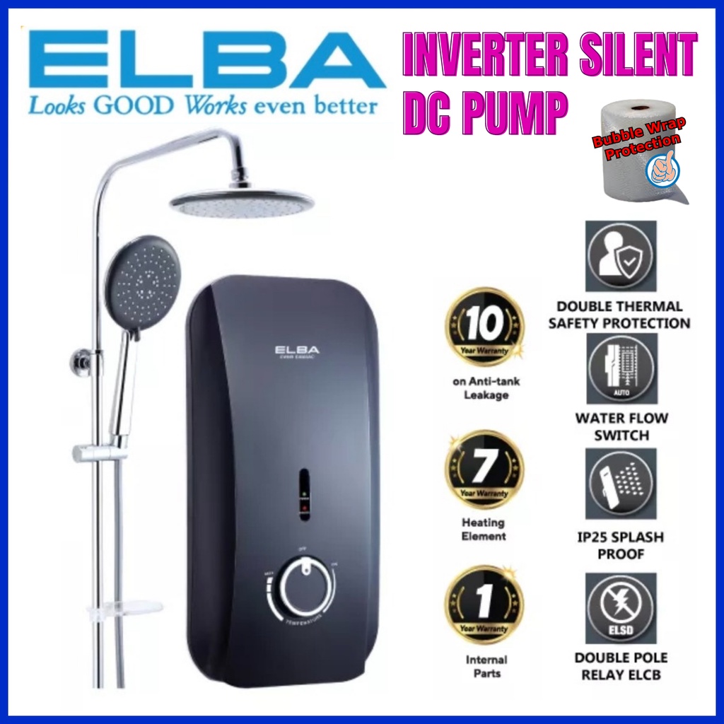 Elba Instant Water Heater Fiotto Series EWHR-E3885DC(GB) With Inverter ...