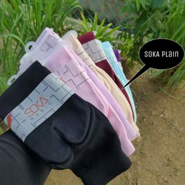 Stokin Soka Plain / Stokin Jari Pakai Waktu Berpantang | Shopee Malaysia
