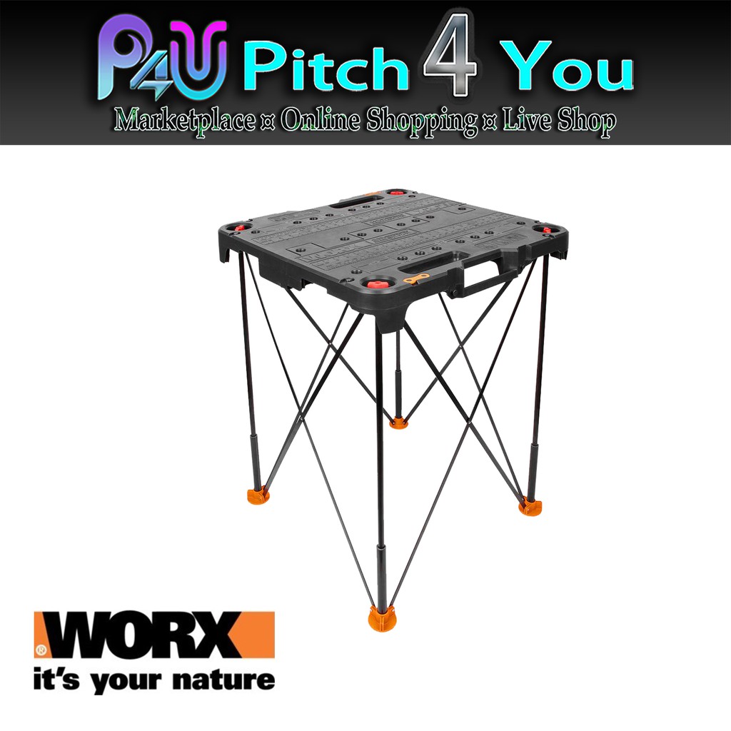 WORX WX066 135kg Sidekick Portable Work Table | Shopee Malaysia