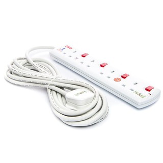 5WAY / 4WAY 2500W TRAILING SOCKET EXTENSION PLUG [SIRIM APPROVAL ...