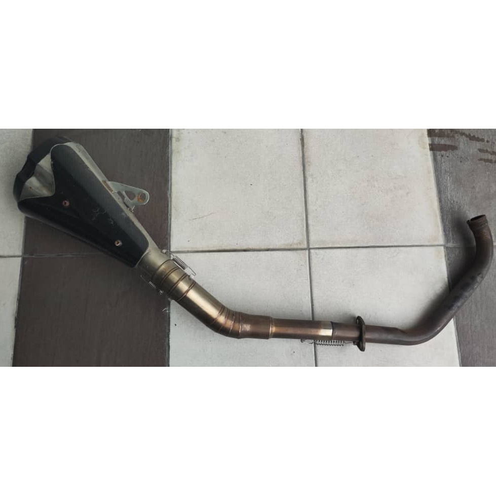 Yamaha MT15 R15 V3 CUSTOM Full Exhaust System (USED) | Shopee Malaysia