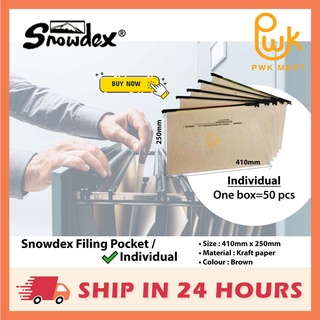 Snowdex Filing Pocket Hanging File Folder Individual/ Continuous ...