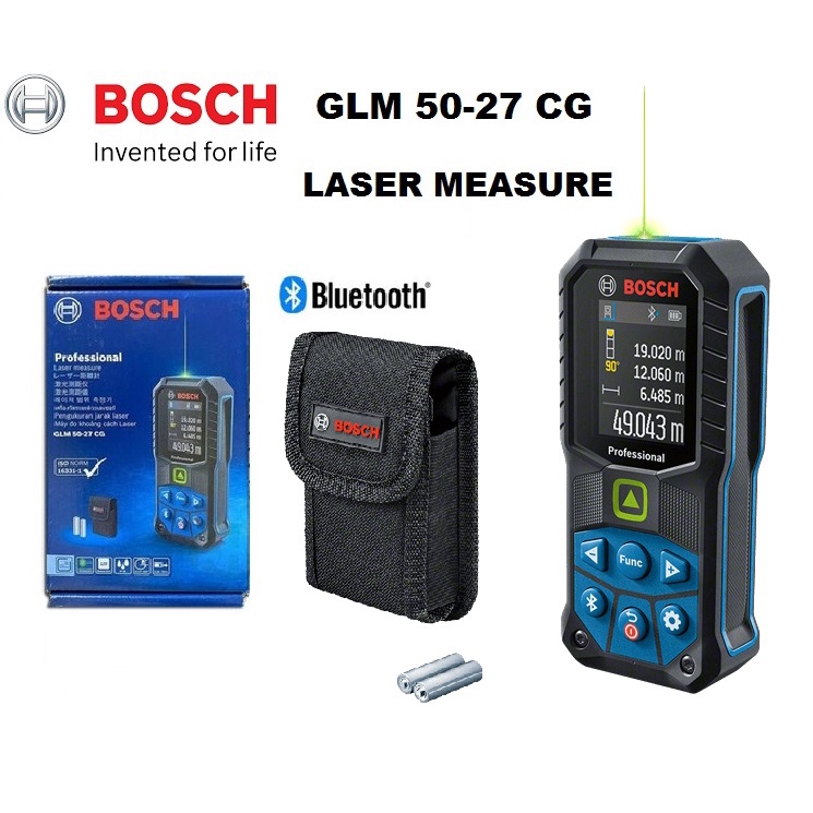 BOSCH GLM50-27CG GREEN LASER RANGEFINDER | Shopee Malaysia