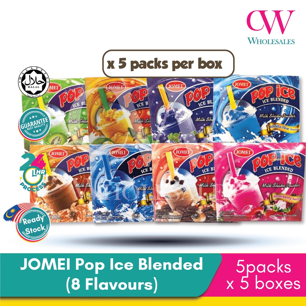Pop Ice Blended Bubblegum/Chocolate/Moccacino/Grape/Honey Dew/Mango ...