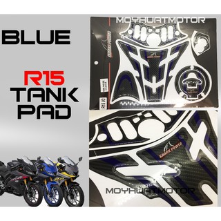 YAMAHA R15 v3 TANK PAD FULL SET / TANK STICKER FULL SET YZF R15 R-15 ...