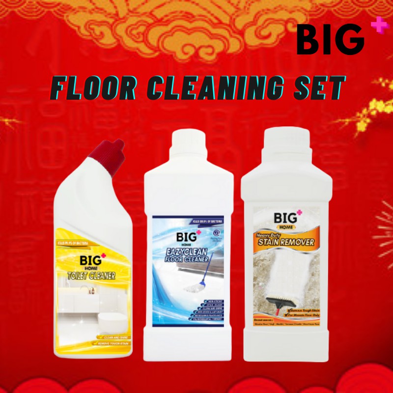 BIG+ Floor Cleaning Set Floor Cleaner Tough Stain Removal Remover ...