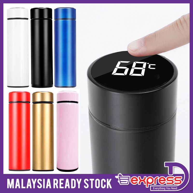 Fashion Smart Temperature Flask LED Display Vacuum Thermal Flask 500ml ...