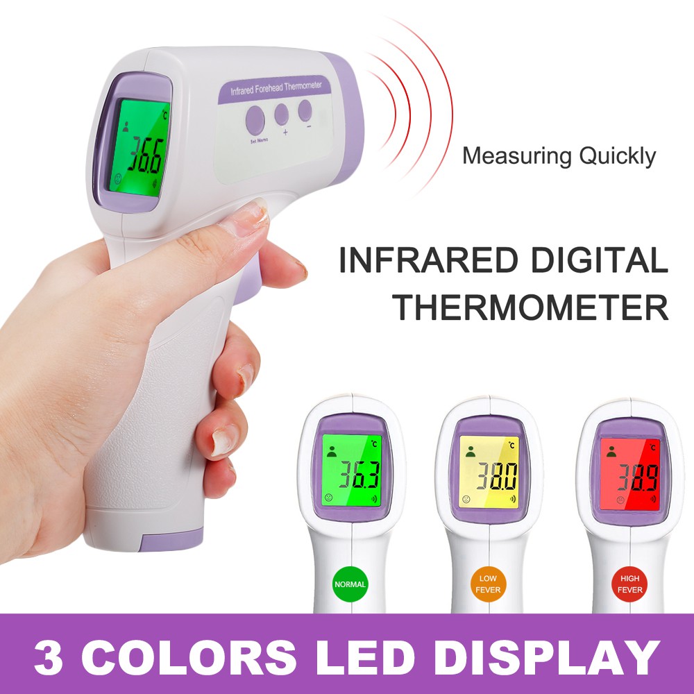 S&S Digital Forehead Thermometer Infrared Baby Thermometer Non-contact ...