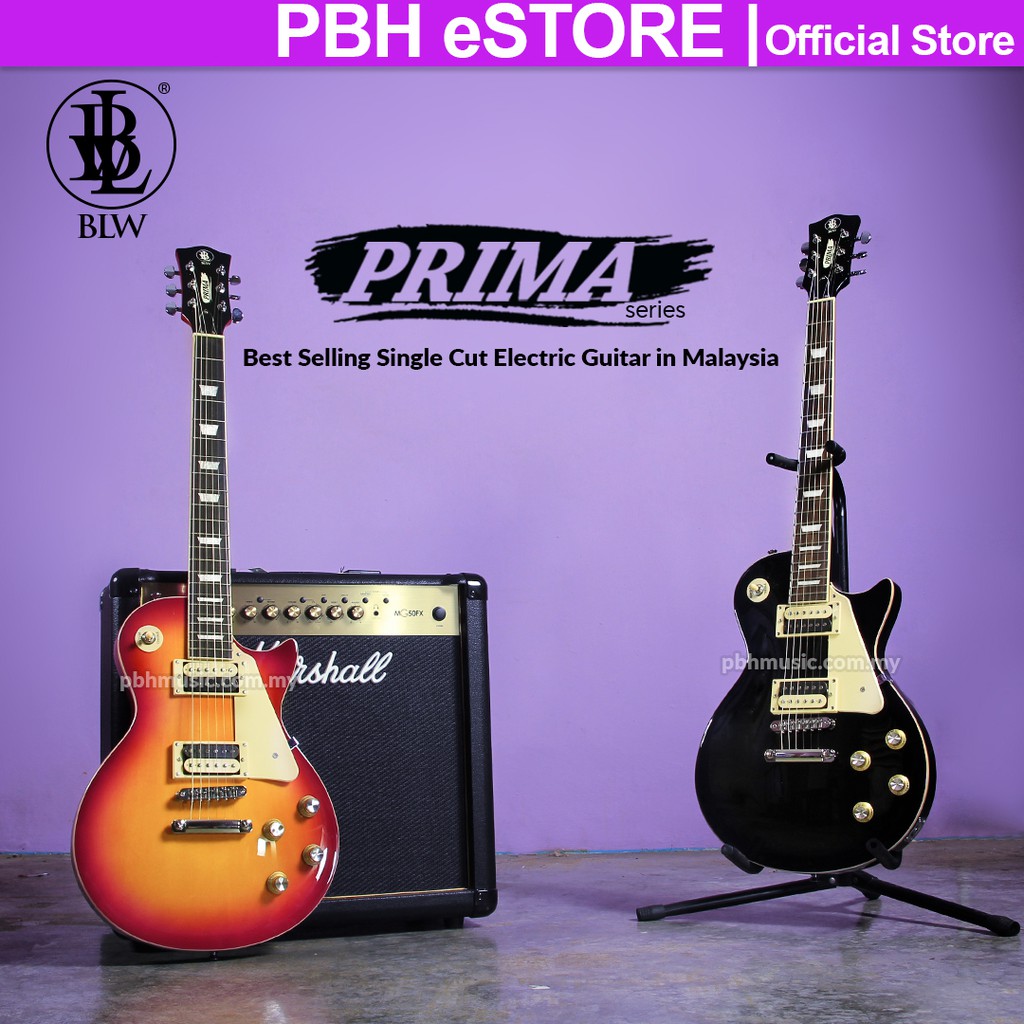 Electric Guitar BLW Les Paul PRIMA Style Gitar Elektrik Lead Guitar ...