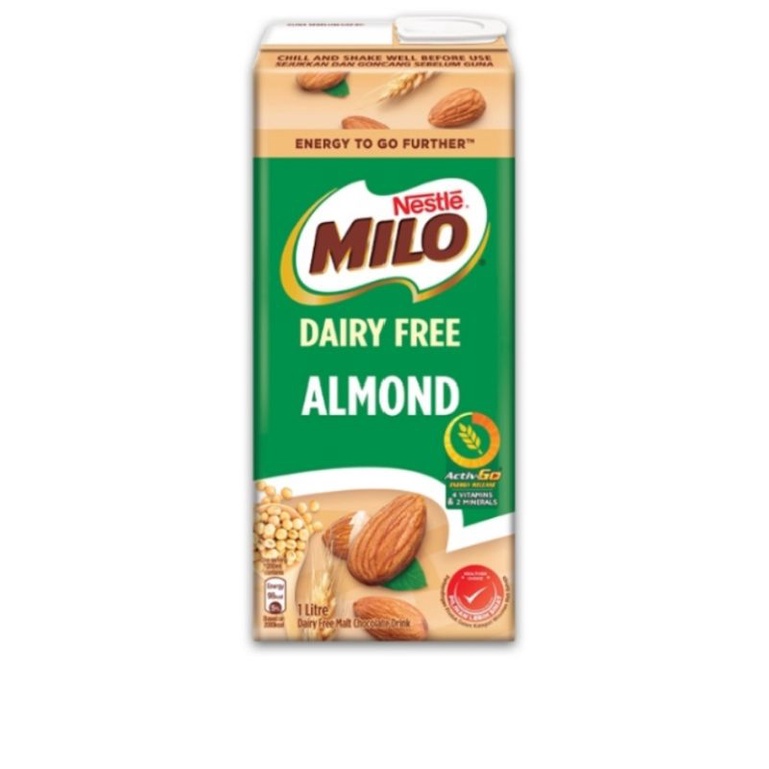 MILO Dairy Free Almond UHT 1L Nestle Badam | Shopee Malaysia