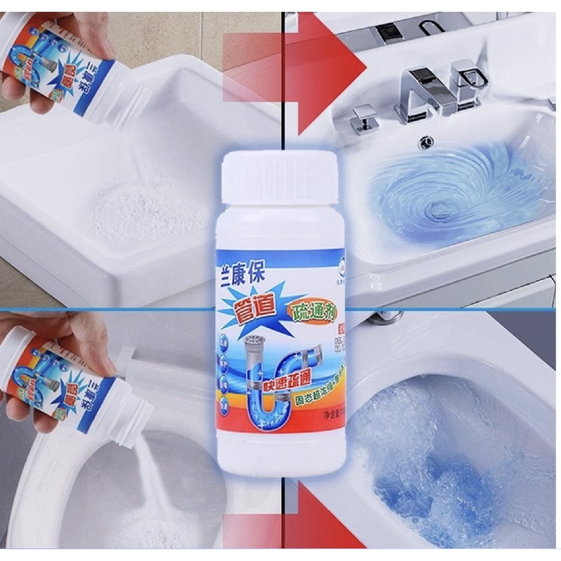 Ubat Sinki/Tandas Sumbat Powerful Home Clean Drain Remover Pipeline ...