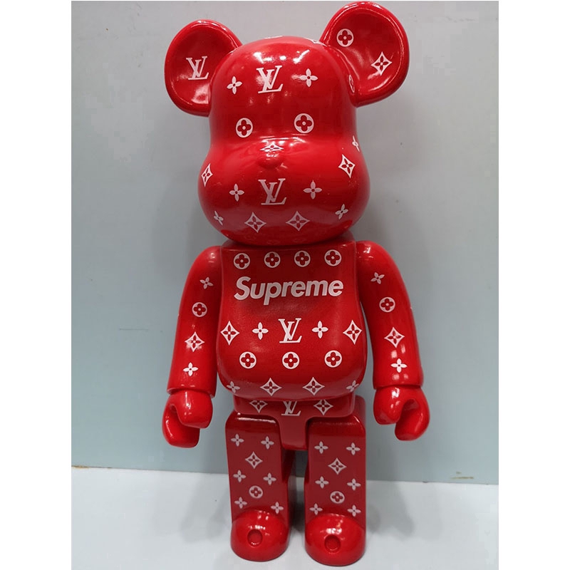 Popualr LV x Supreme And Fragment Design Bearbrick 400% Street Fashion ...