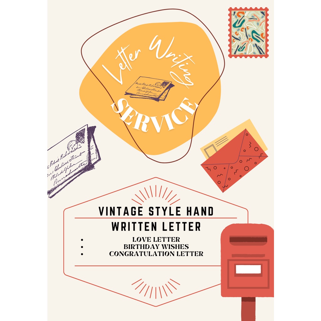 custom hand written letter writing | Shopee Malaysia