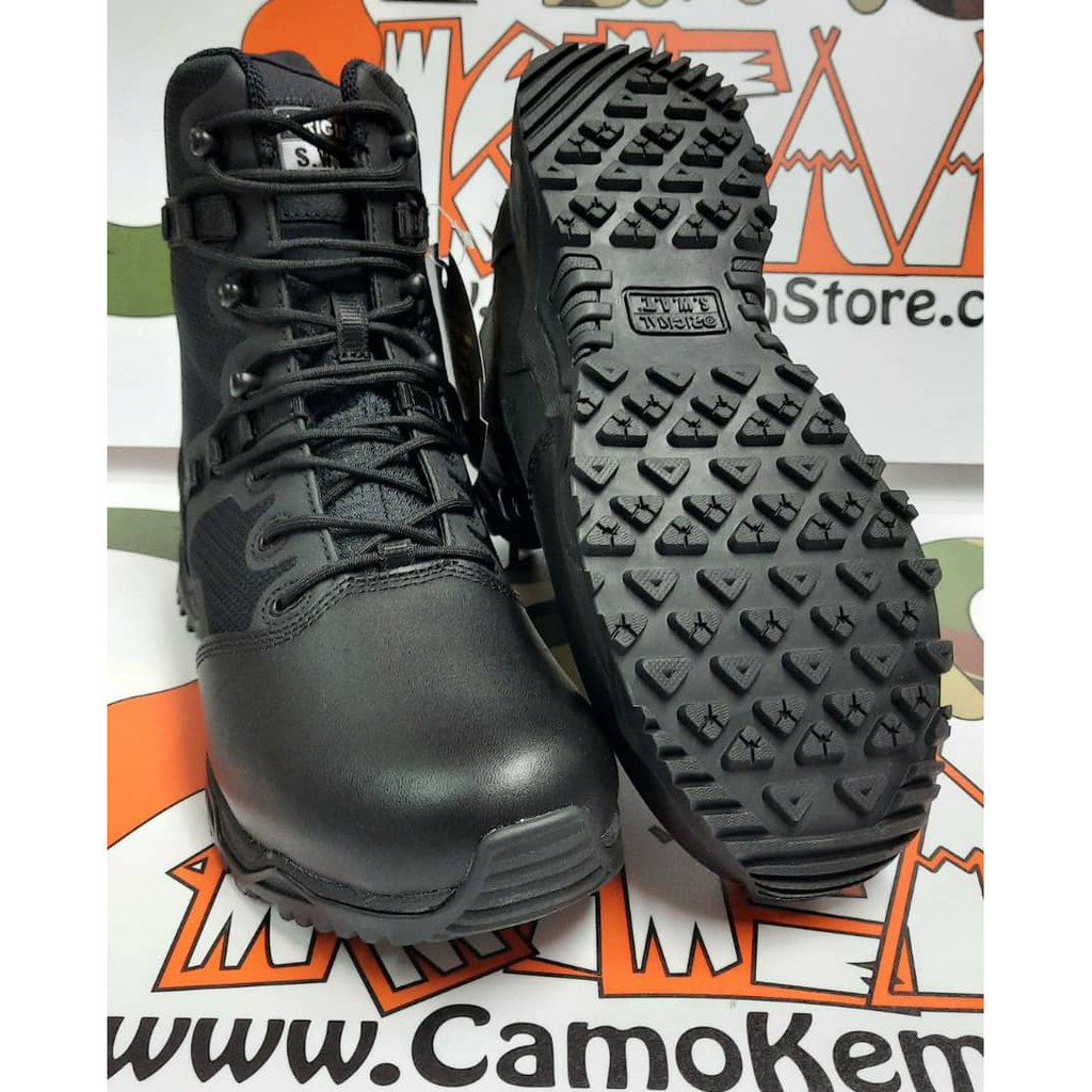 Original SWAT Alpha Fury 8" Side Zip Polishable Toe Boot, Kasut Operasi ...