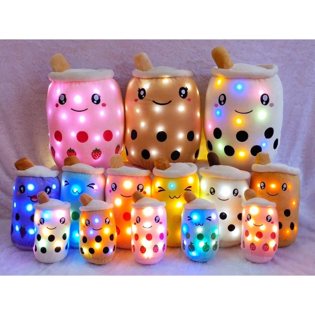 Boba Doll LED Can Sing viral Doll BoBa Milk Tea brown sugar Cheap SNI ...