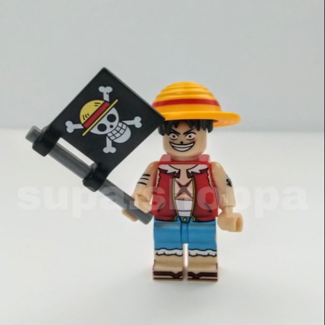 Luffy One piece Minifigure Anime Toy 💥Malaysia Ready Stock Minifigure ...