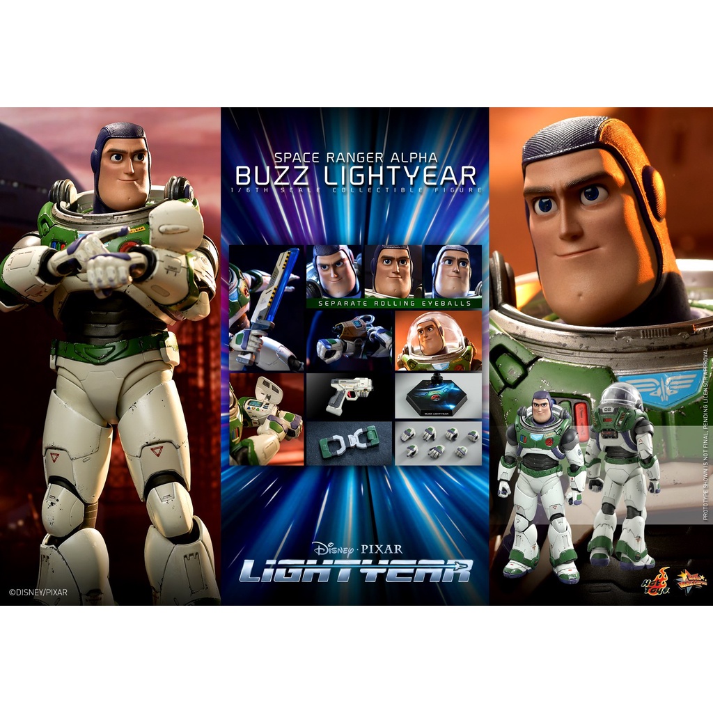 Hot Toys P.O - MMS634 - Lightyear - 1/6th scale Space Ranger Alpha Buzz ...