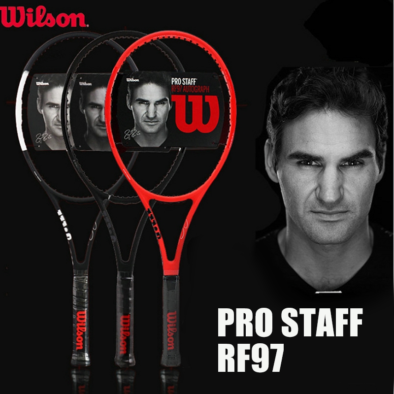 Wilson Tennis Racket Pro Staff RF97 Federer Signature Red Black ...