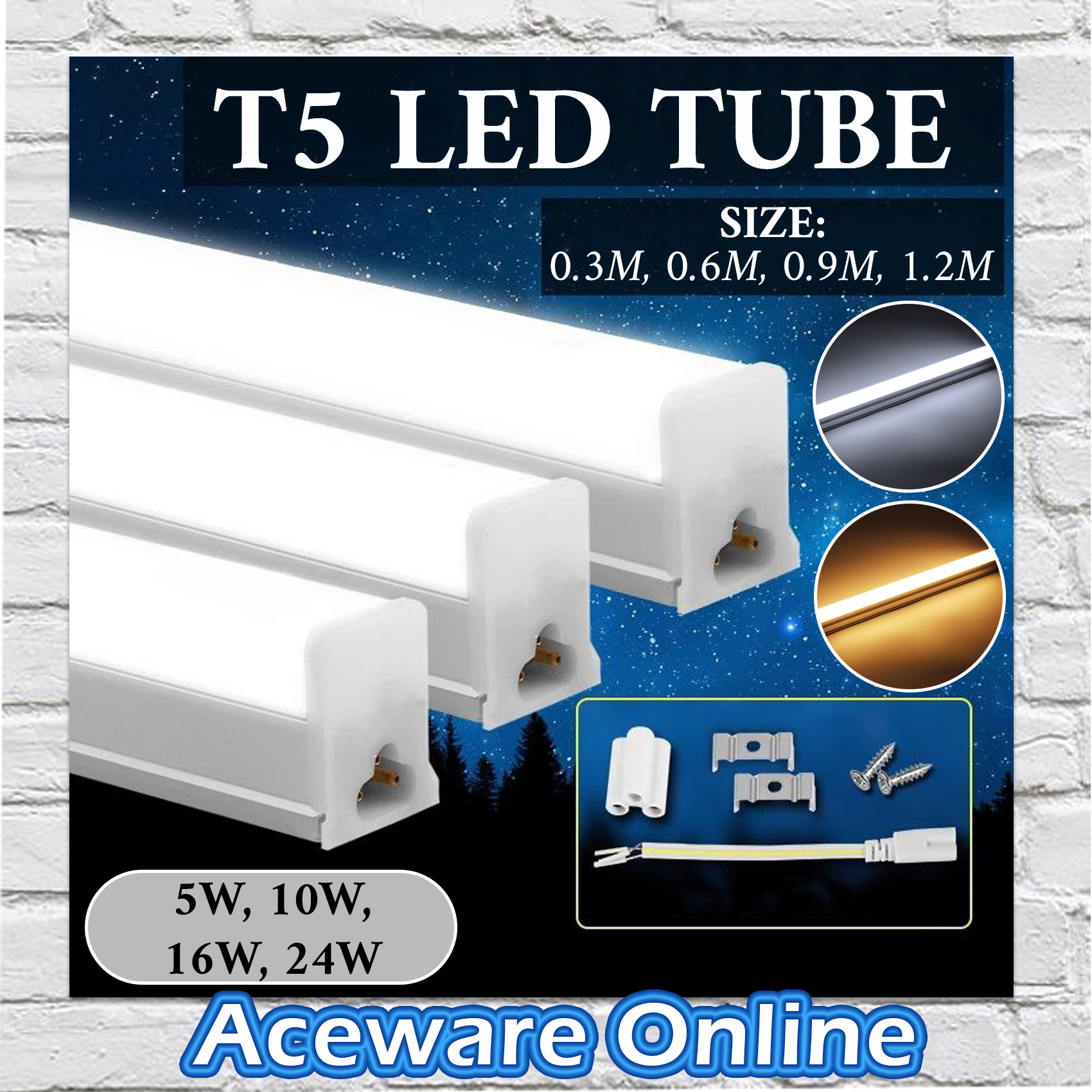 High Grade LED T5 Tube Light Drop Curve Light Ceiling Light Lampu ...