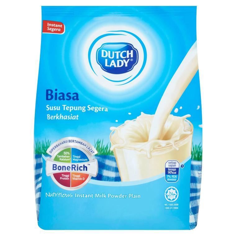 DUTCH LADY PLAIN NUTRITIOUS MILK POWDER INSTANT 900g New Packing ...