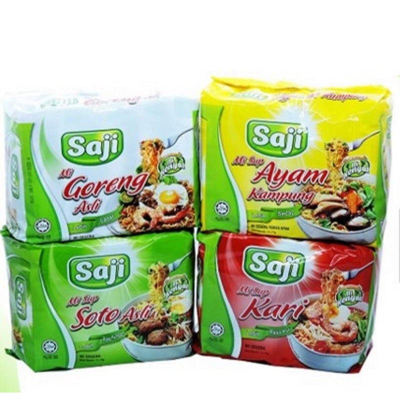 Saji Mee Pelbagai Perisa (5pcsX75gm) | Shopee Malaysia