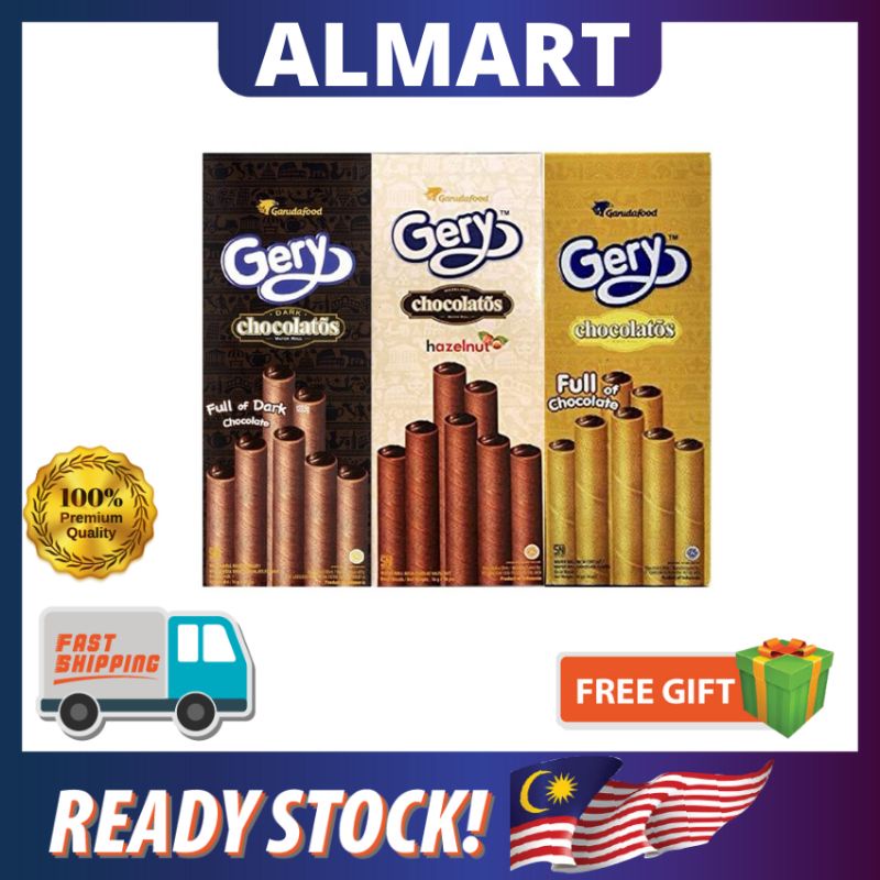 Gery Chocolatos Wafer Roll 16g*10pcs (3 Flavor)*New Packing[ALMART ...