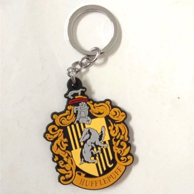Harry Potter Gryffindor Key Chain / Hufflepuff Keychain Rubber Silicone Key Ring | Shopee Malaysia