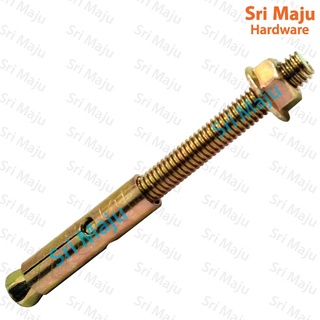 MAJU 3/8" x 4 1/2" (1's) Sleeve PJ Anchor Wall Expansion Bolt Iron Plug ...