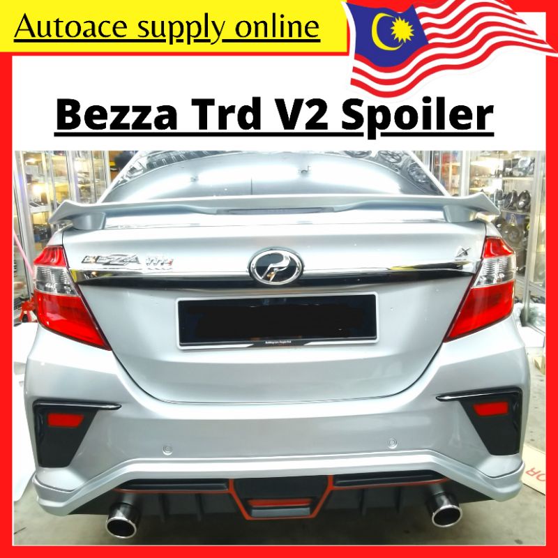 PERODUA BEZZA TRD V2 WITH PAINT OEM STICKER BEZZA TRD Emblem ORI ABS ...