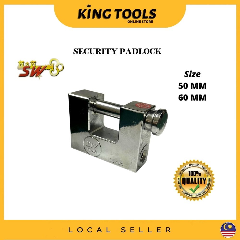 SW Security Armoured Padlock Heavy Duty Padlock Keyed Alike Padlock ...