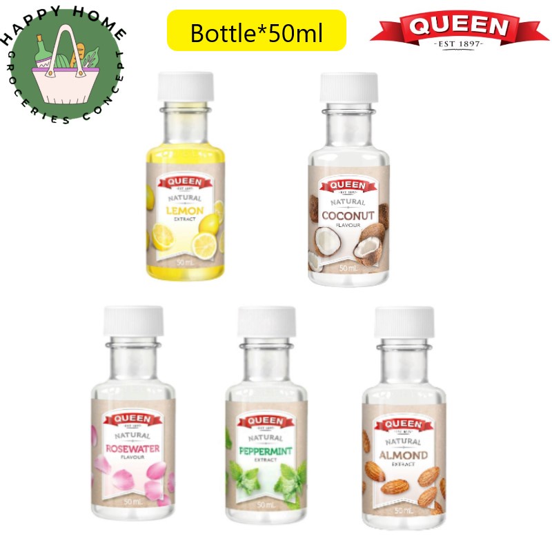 Queen Coconut/Lemon/Peppermint/Rosewater/Almond Natural Essence Extract ...