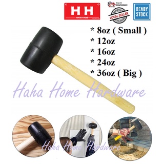 Wood Handle Rubber Mallet Hammer / Hammer Getah 木柄胶槌锤 ~Haha Home ...