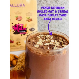 Mila Oat Coklat Strawberry Terdapat Chia Seed Rolled Oats Badam Diet ...