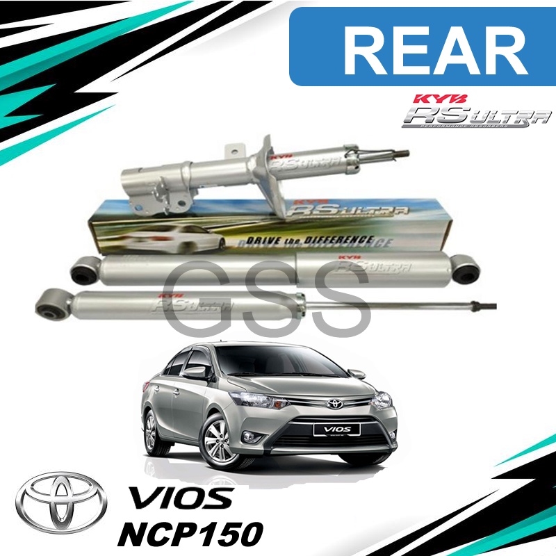 [342HD20] KYB RS ULTRA TOYOTA VIOS NCP150 NSP151 REAR HEAVY DUTY GAS SHOCK ABSORBER | Shopee ...