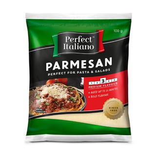 PERFECT ITALIANO DRY GRATED PARMESAN CHEESE 100g | Shopee Malaysia