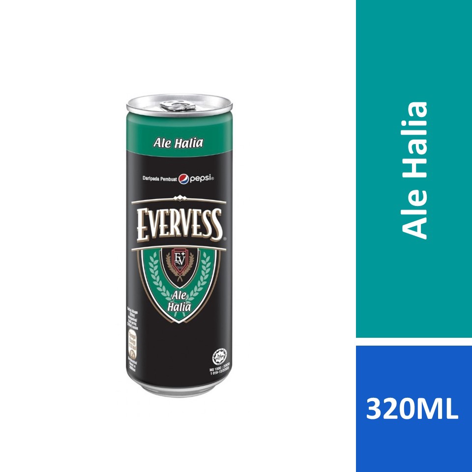 Evervess Ginger Ale Can 320ml | Shopee Malaysia