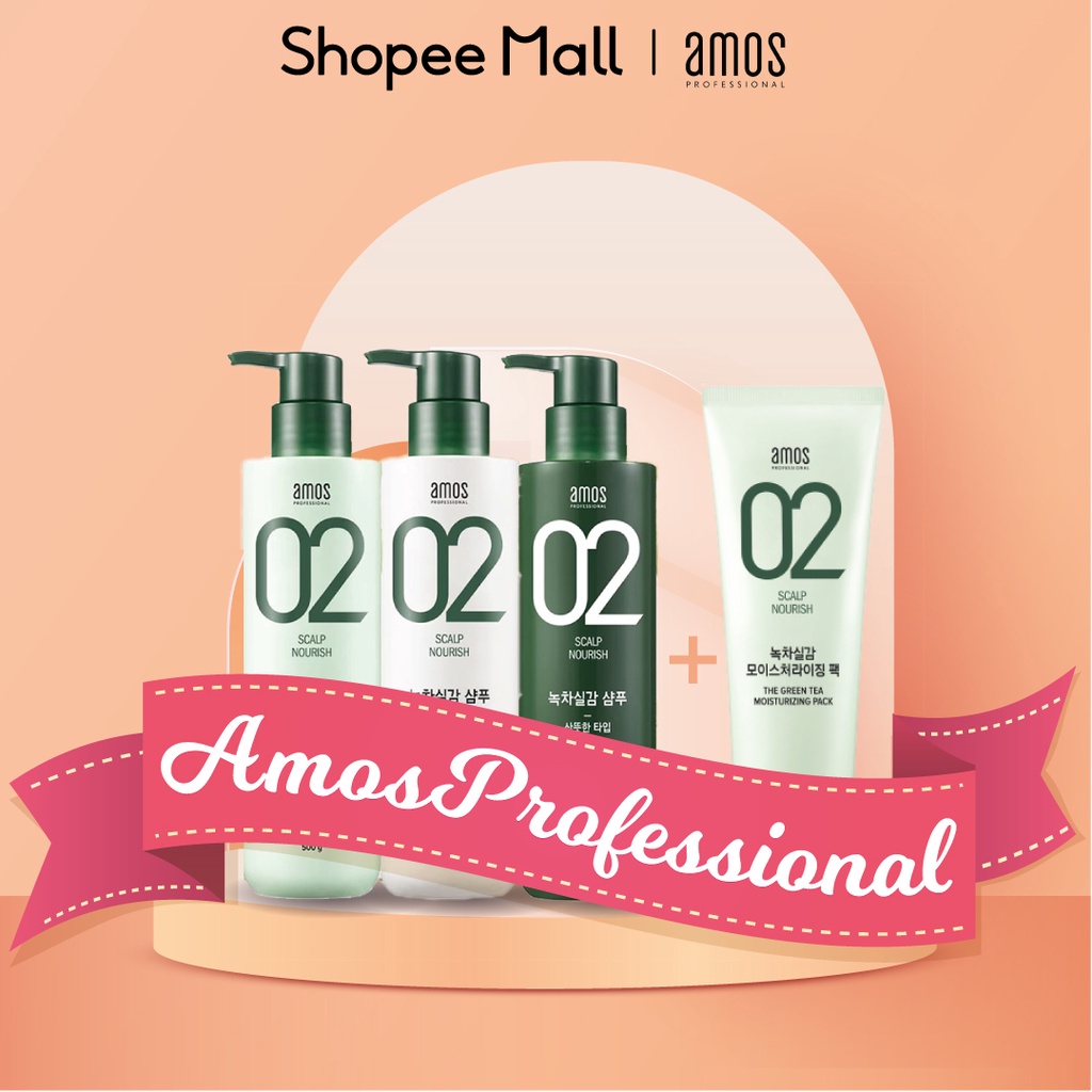 [AMOS PROFESSIONAL] The Greentea Line hair loss Shampoo 500g ...