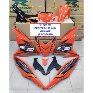 Cover Set Rapido Y15ZR V1 V2 Yamaha Exciter-150 (40) Cyan Orange Yellow ...