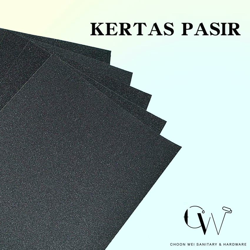 [READY STOCK] SAND PAPER / KERTAS PASIR / SANDPAPER - ( CP60 ~ CP1500 ...