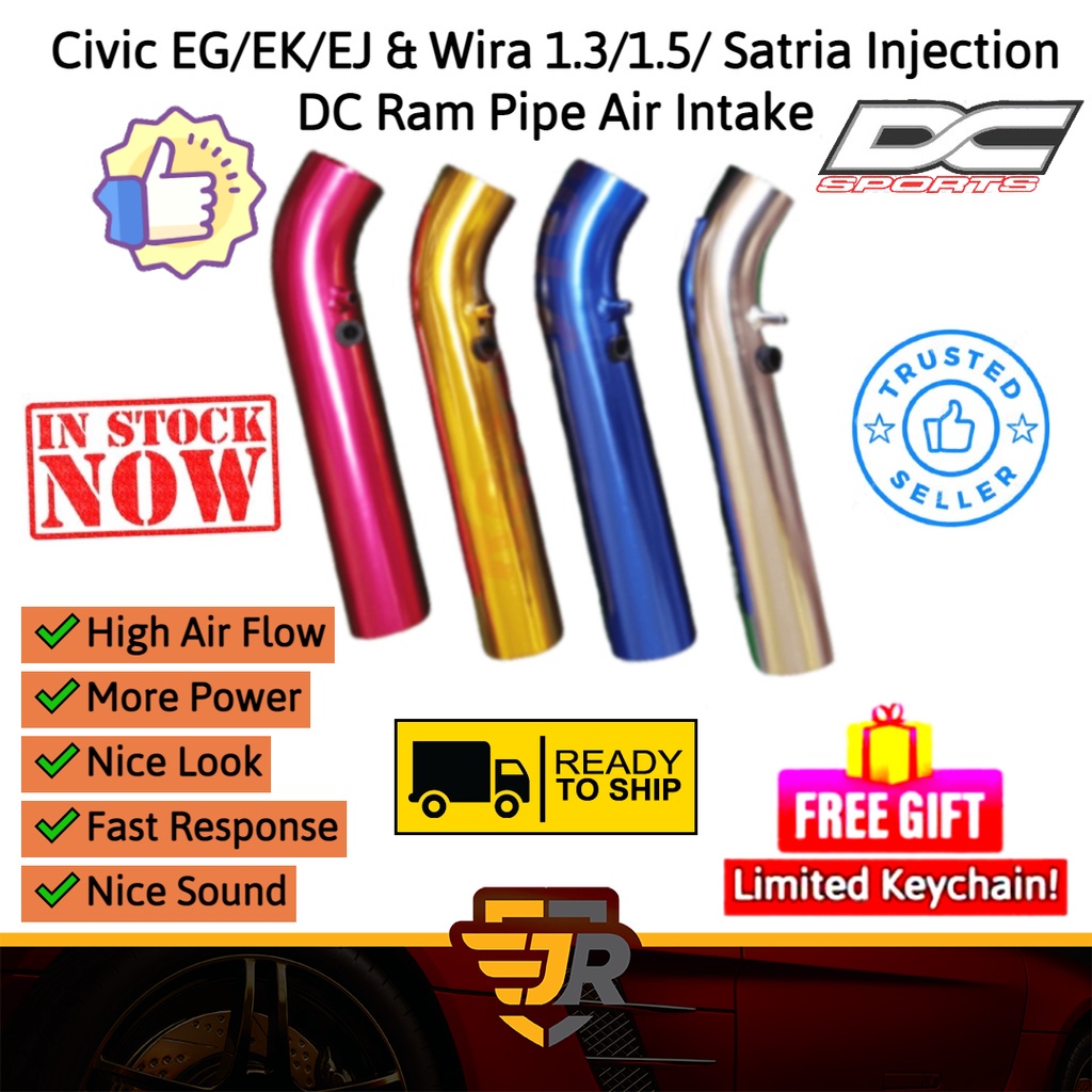 Ram Pipe DC Civic EG EK EJ Wira 1.3 1.5 Satria Air Intake Open Pod Air ...