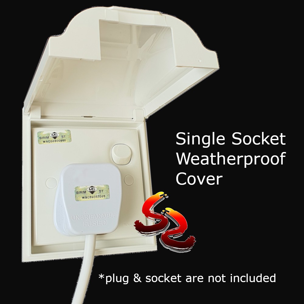 Weatherproof Dust Rain Proof Socket Cover for outdoor gardening DIY ...